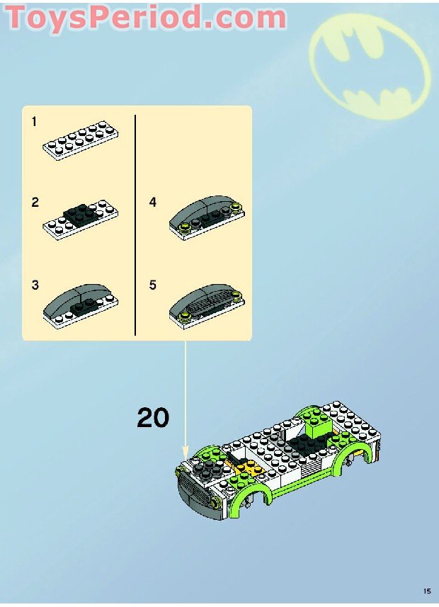 LEGO 7888 The Tumbler: Joker's Ice Cream Surprise Instructions and ...