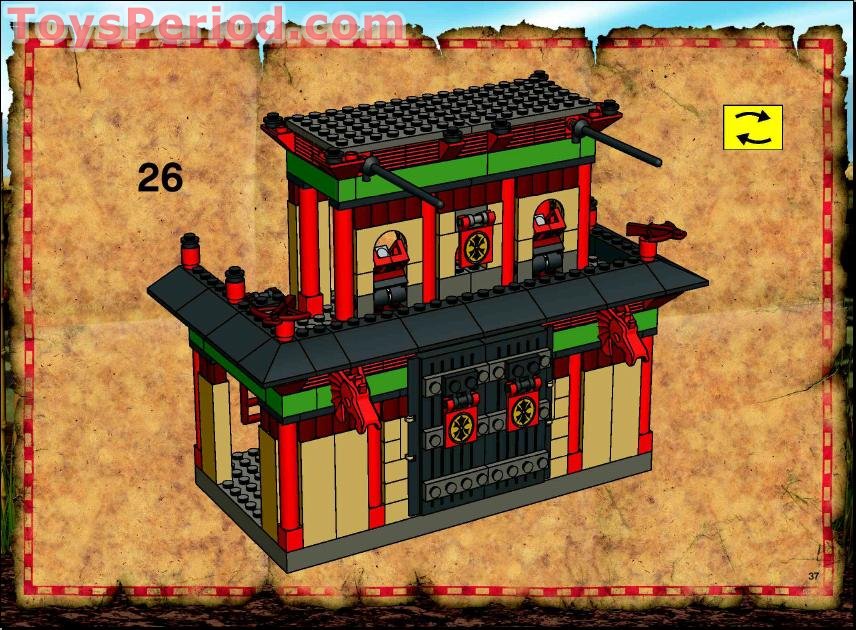 LEGO 7419 Dragon Fortress Instructions and Parts List