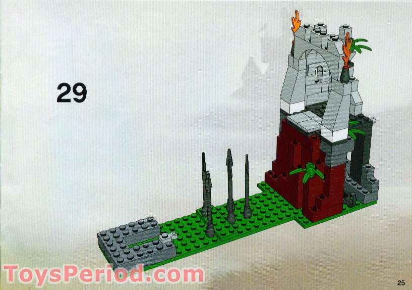 LEGO 8778 Border Ambush Instructions and Parts List