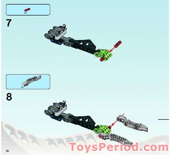 LEGO 8991 Tuma Instructions and Parts List