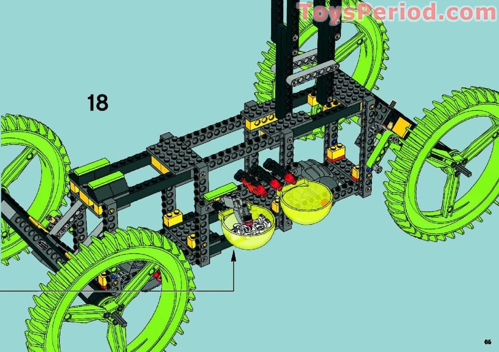 LEGO 8108 Mobile Devastator Instructions and Parts List
