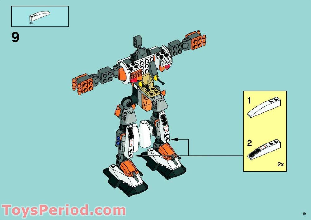 LEGO 8108 Mobile Devastator Instructions and Parts List