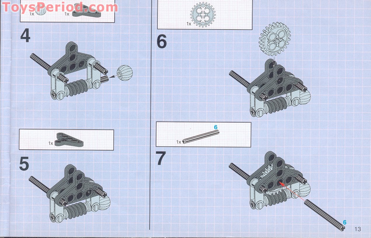 LEGO 8239 Cyber Challenge Instructions and Parts List