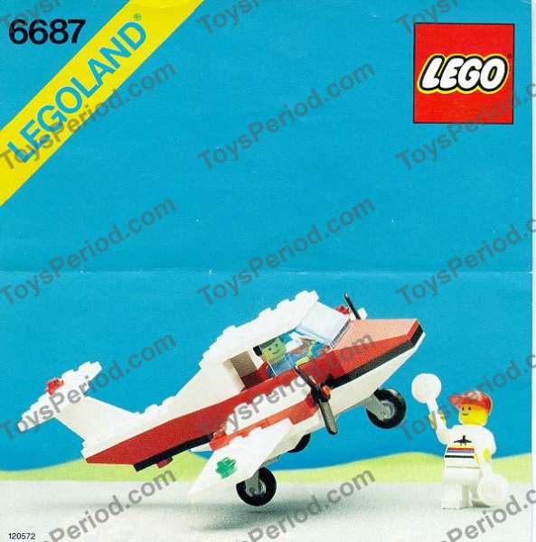 LEGO 6687 Turbo Prop I Instructions and Parts List