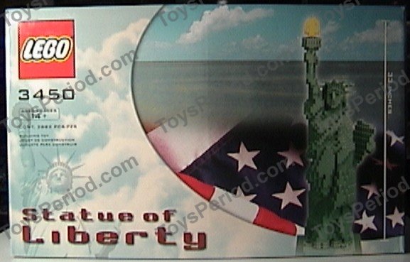 LEGO 3450 Statue of Liberty Sculpture Instructions and Parts List
