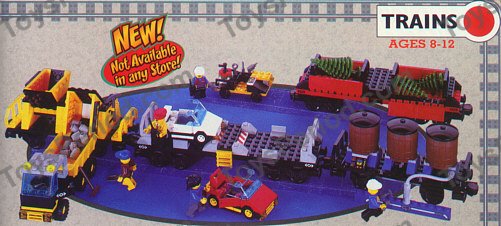 LEGO 2126 Train Cars Instructions and Parts List