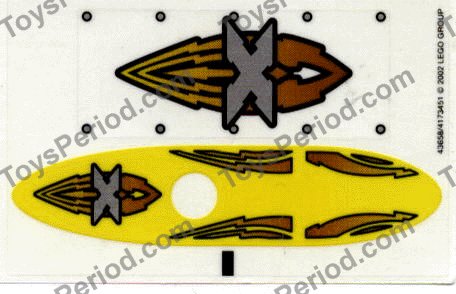 LEGO Sets with Part 6736stk01 Sticker Sheet for Set 6736 - (43658/4173451)