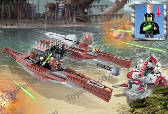 LEGO 7260 Wookiee Catamaran Instructions and Parts List