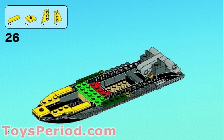LEGO 76006 Iron Man: Extremis Sea Port Battle Instructions and Parts List