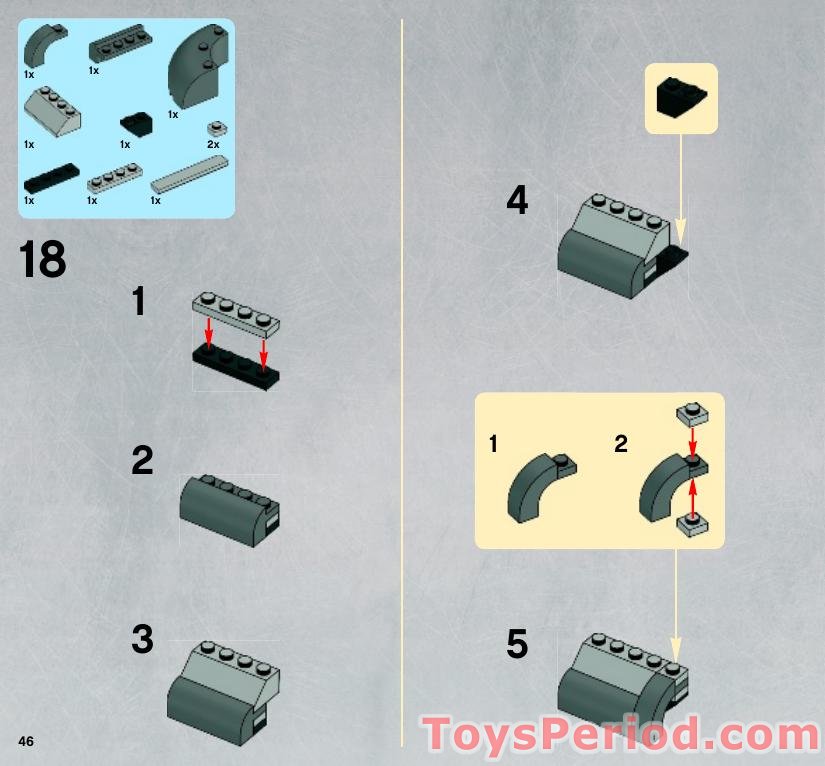 LEGO 7869 Battle for Geonosis Instructions and Parts List