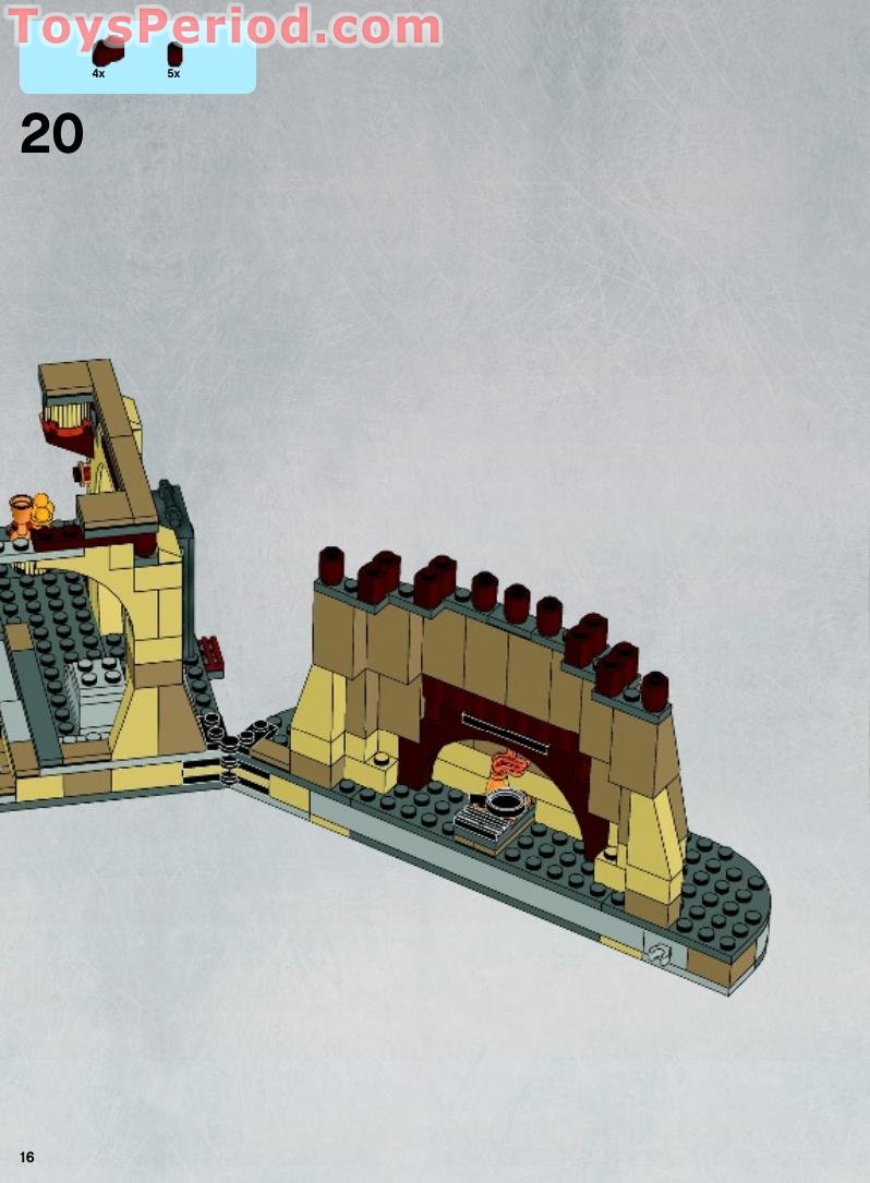 LEGO 9516 Jabba's Palace Instructions and Parts List