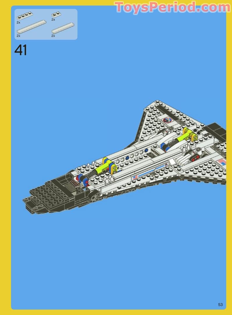 LEGO 10231 Shuttle Expedition Instructions and Parts List