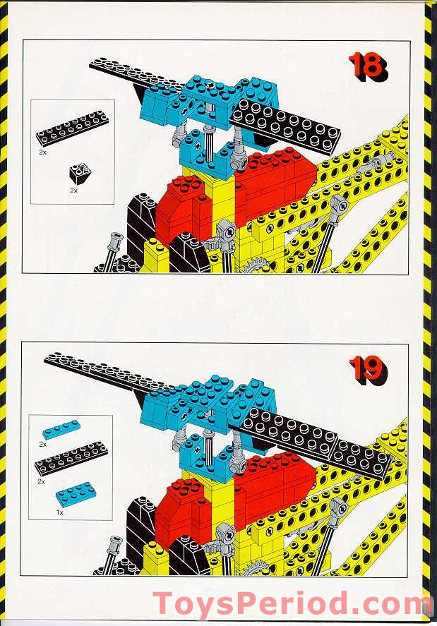 LEGO 852 Multi-Purpose Helicopter Instructions and Parts List