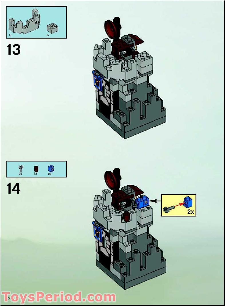 LEGO 10176 Royal King's Castle Instructions and Parts List
