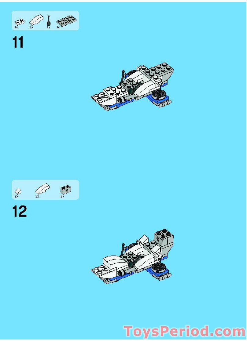 LEGO 10191 Star Justice Instructions and Parts List
