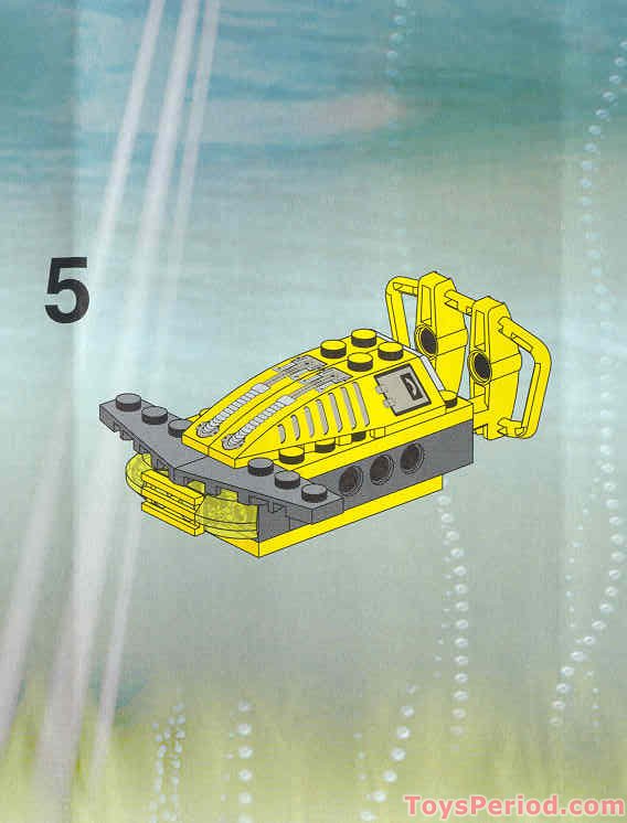 LEGO 4791 Alpha Team Sub-Surface Scooter Instructions and Parts List