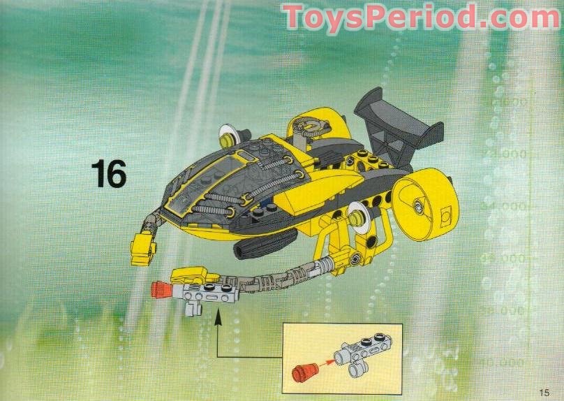 LEGO 4792 Alpha Team Navigator and Rov Instructions and Parts List