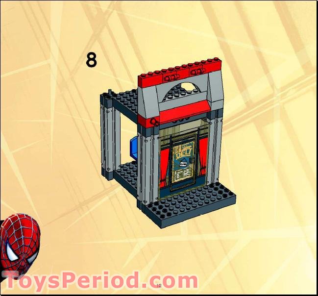 LEGO 4860 Doc Ock's Cafe Attack Instructions and Parts List