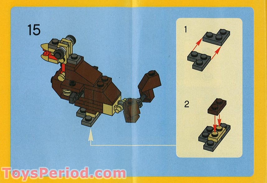 LEGO 4916 Mini Animals Instructions and Parts List