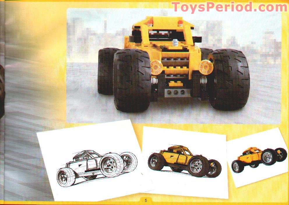 LEGO 4404 Land Busters Instructions and Parts List