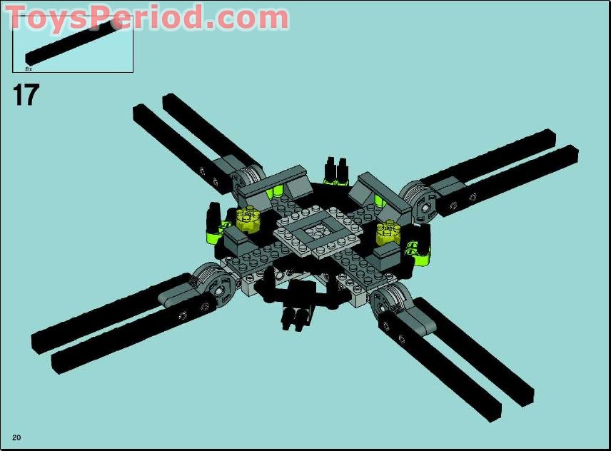 LEGO 7707 Striking Venom Instructions and Parts List