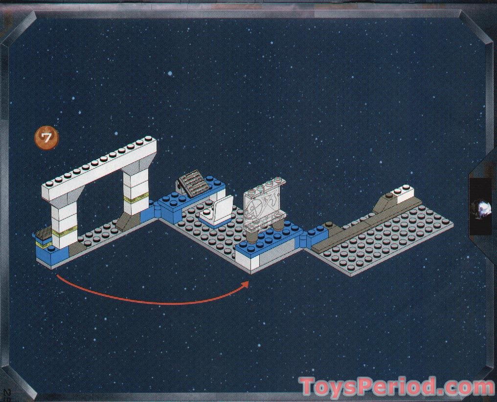 LEGO 7180 B-Wing at Rebel Control Center Instructions and Parts List