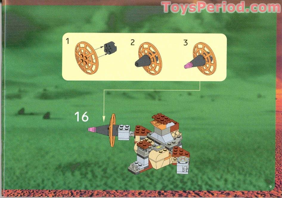 LEGO 7316 Excavation Searcher Instructions and Parts List