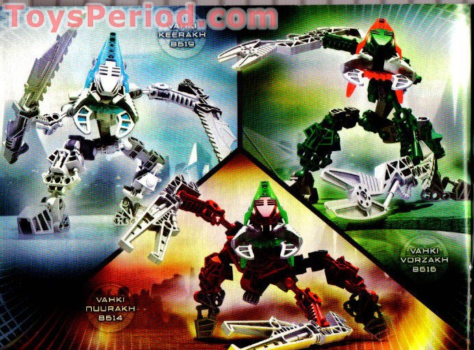 LEGO 8618-1 Vahki Rorzakh Instructions and Parts List