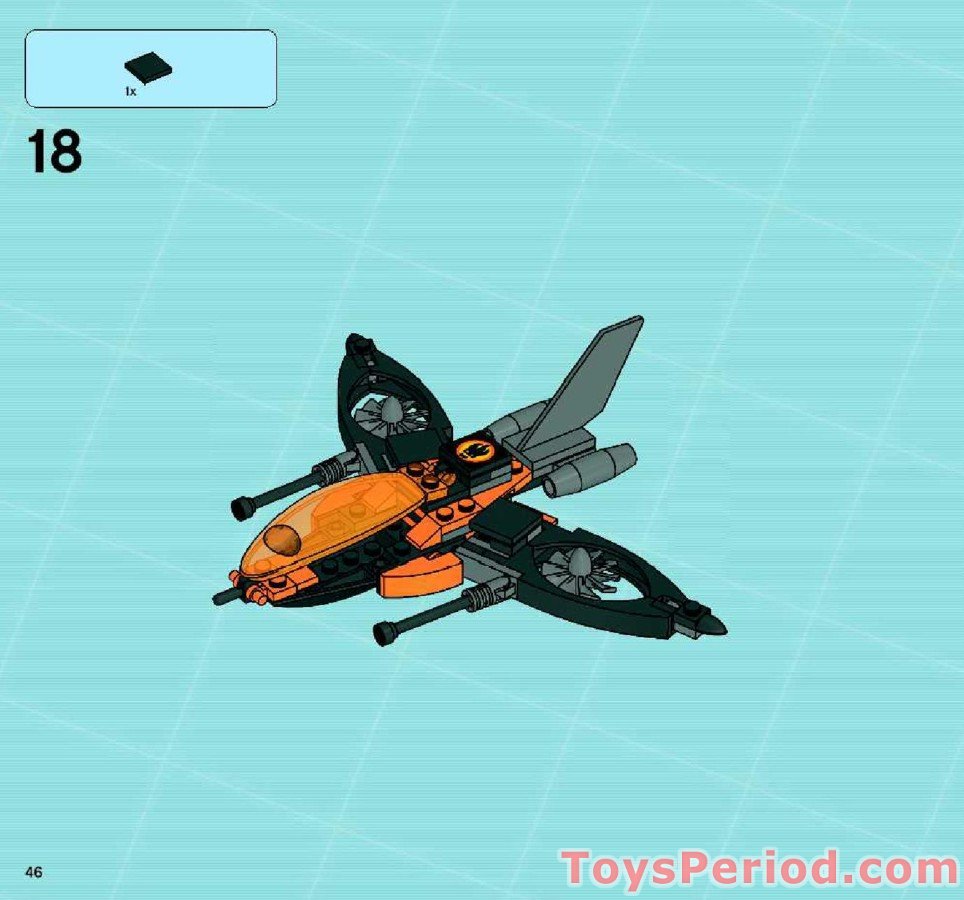 LEGO 8635 Mission 6: Mobile Command Center Instructions and Parts List