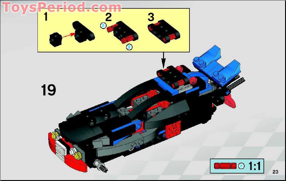 LEGO 8669 Fire Spinner 360 Instructions and Parts List