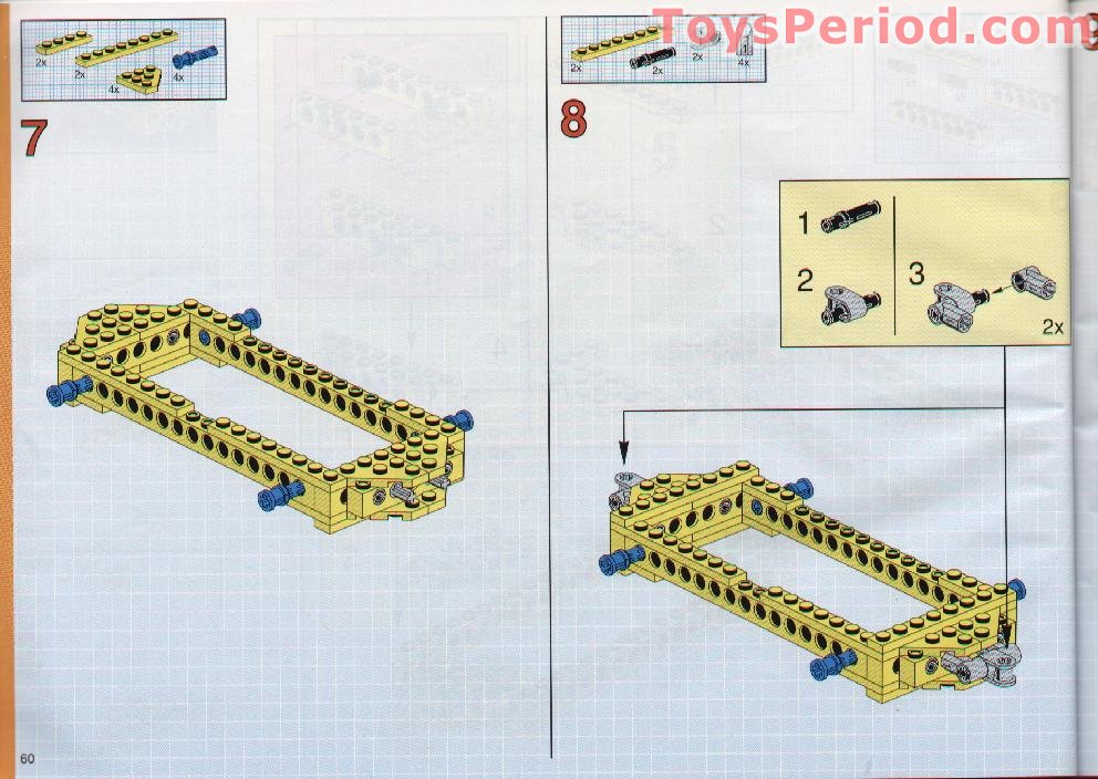 LEGO 8277 Giant Model Set Instructions and Parts List