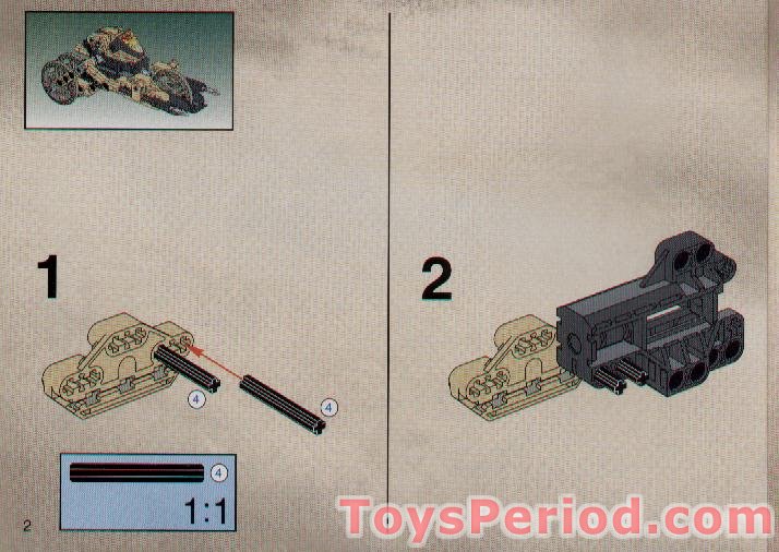 LEGO 8513 Dust Instructions and Parts List