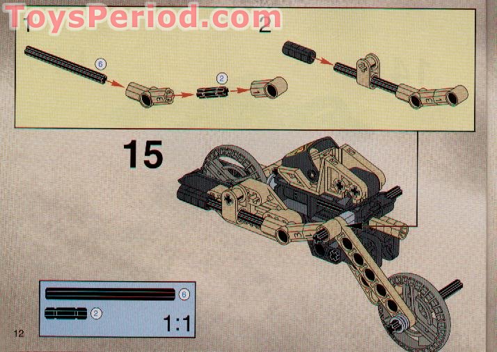 LEGO 8513 Dust Instructions and Parts List