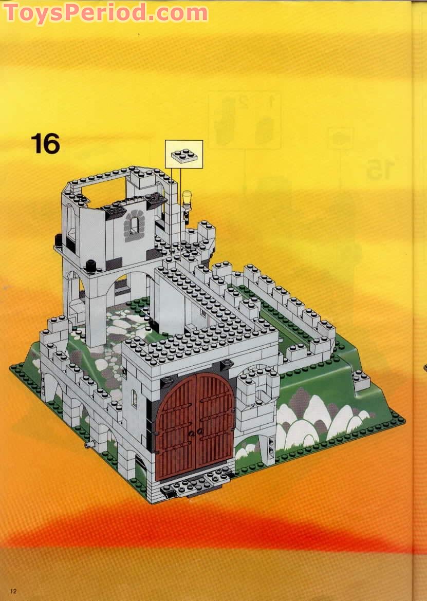 LEGO 6081 King's Mountain Fortress Instructions and Parts List