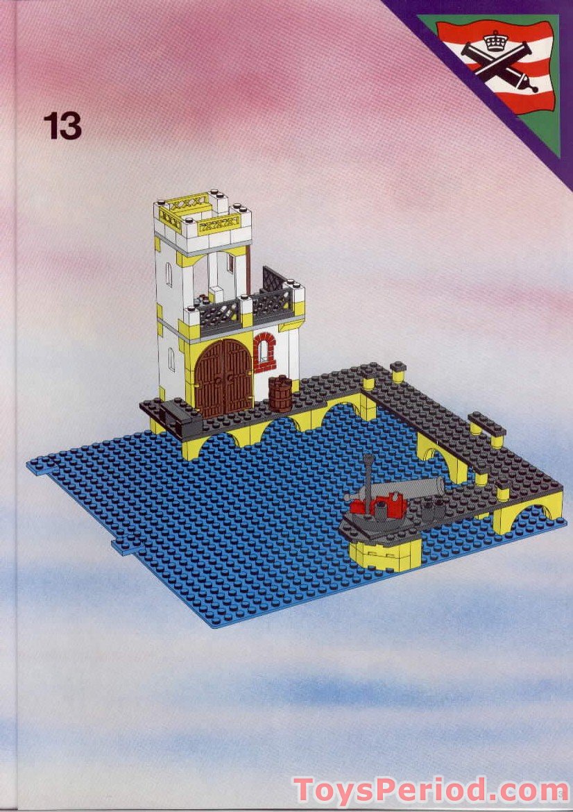 LEGO 6277 Imperial Trading Post Instructions and Parts List