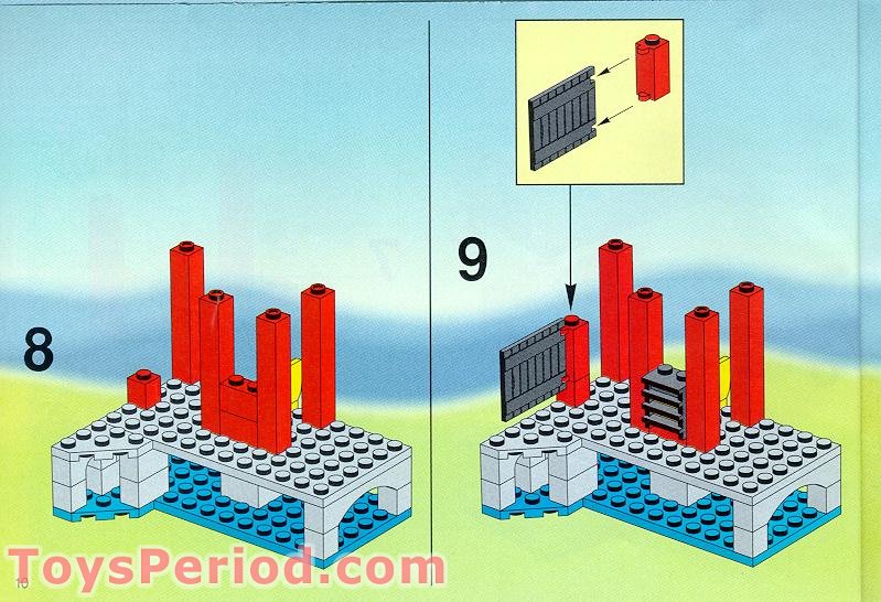 LEGO 6563 Gator Landing Instructions and Parts List