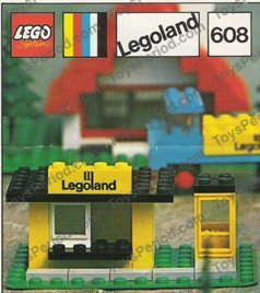 LEGO 608-1 Kiosk Instructions and Parts List