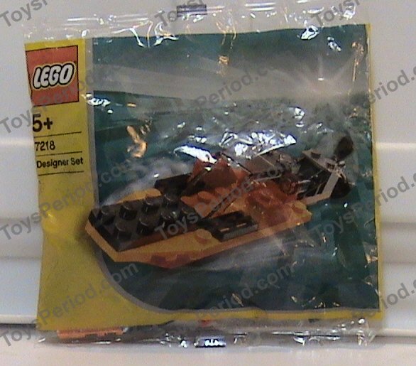 LEGO 7218 Speedboat Instructions and Parts List