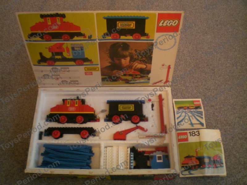 LEGO 183 Complete Train Set with Motor and Signal Instructions and ...