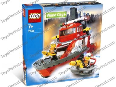LEGO 7046 Fire Command Craft Set Parts Inventory and Instructions ...
