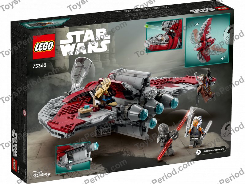 LEGO 75362 Ahsoka Tano's T-6 Jedi Shuttle Set Parts List