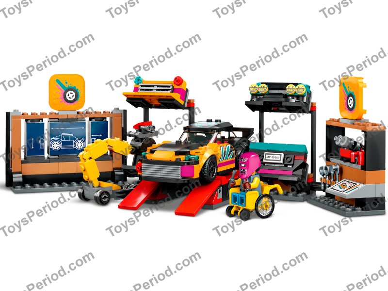 LEGO 60389 Custom Car Garage Set Parts List