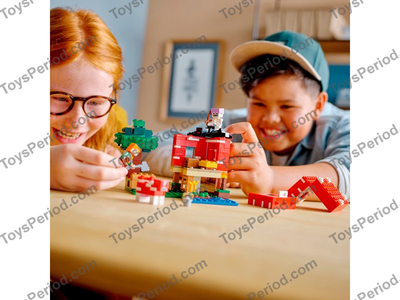 LEGO 21179 The Mushroom House Set Parts List