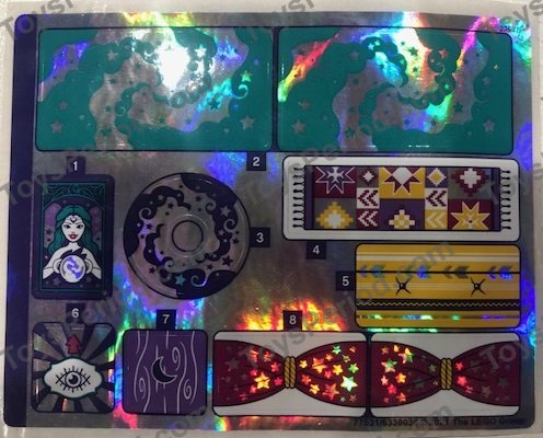 LEGO Sets with Part 41688stk01 Sticker Sheet for Set 41688, Iridescent ...