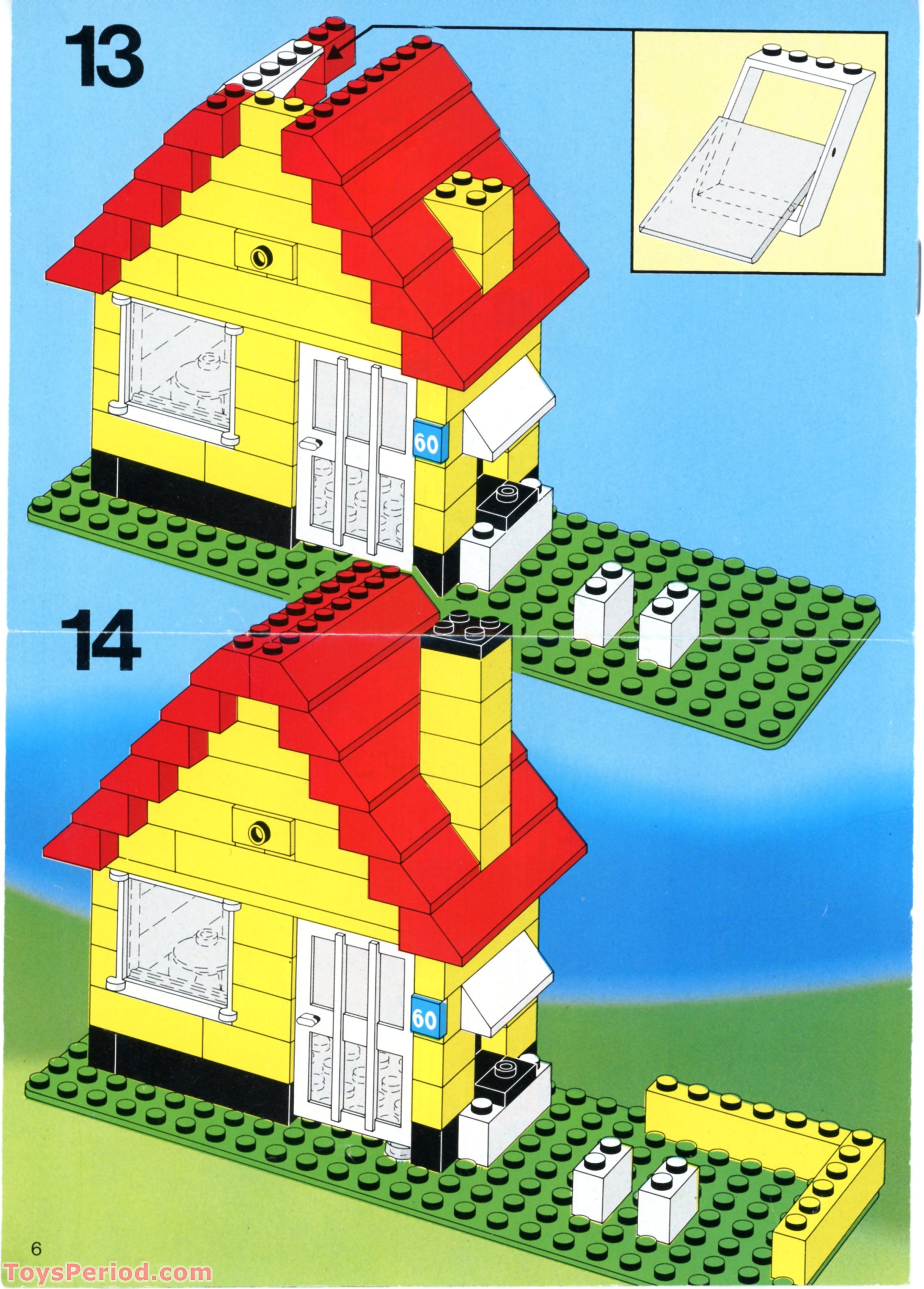LEGO 6360 Weekend Cottage Instructions and Parts List