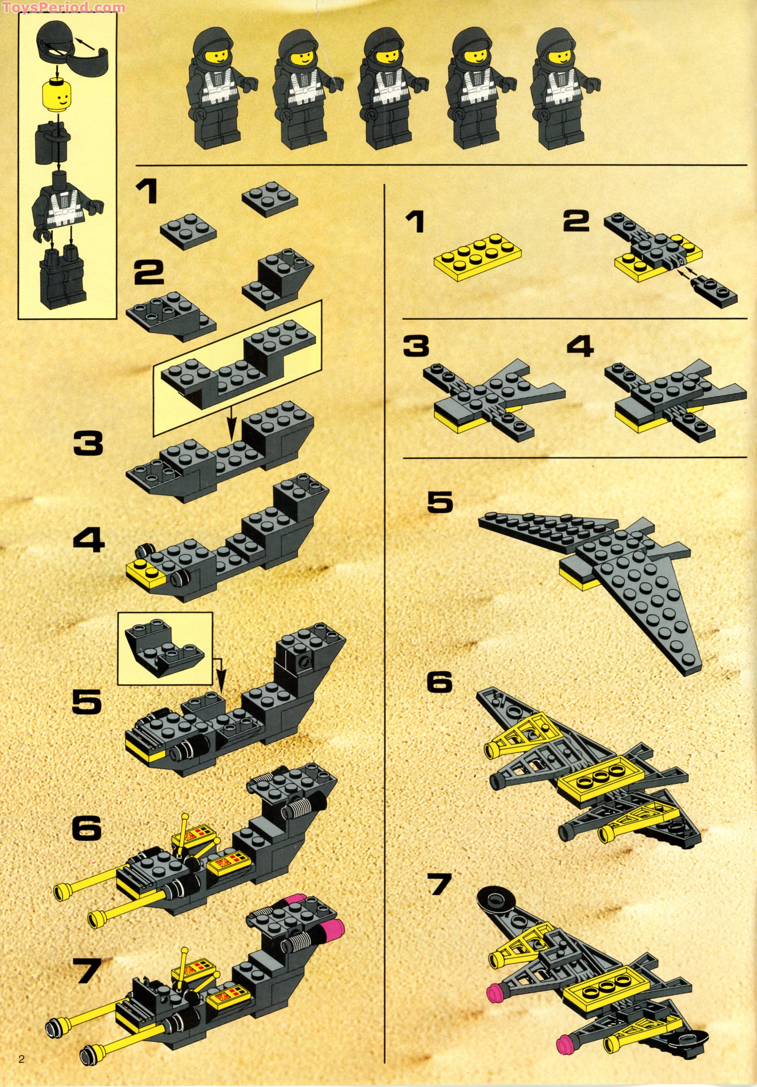 LEGO 6987 Message-Intercept Base Instructions and Parts List