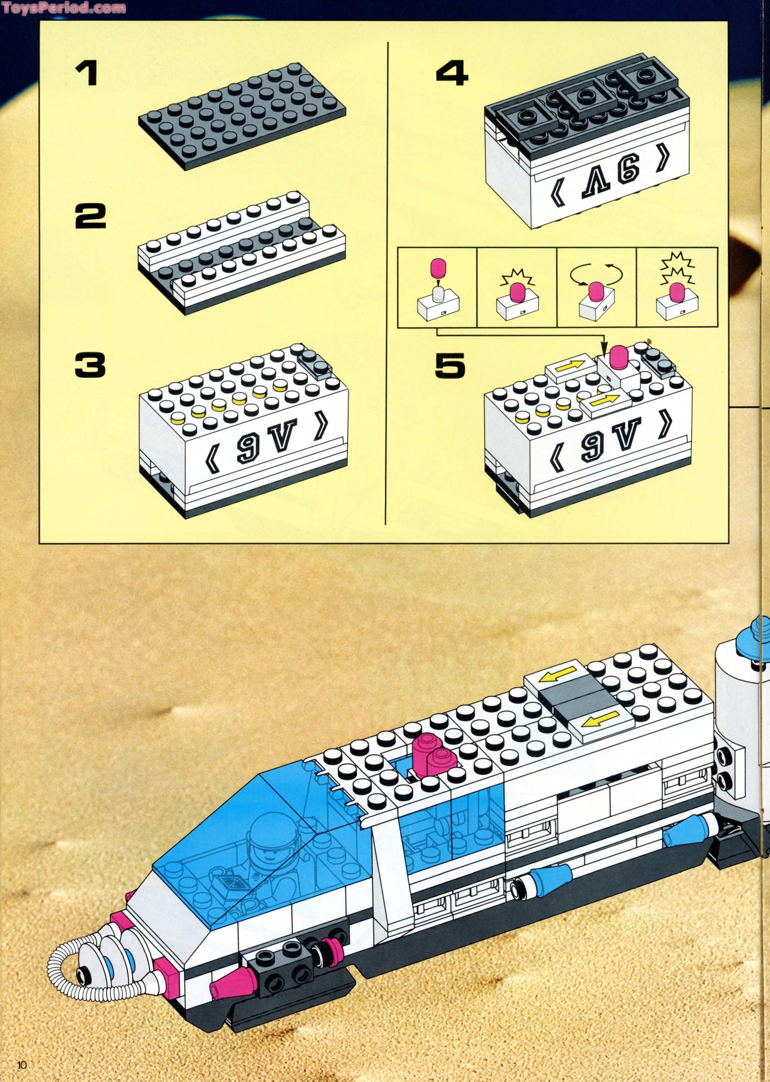LEGO 6990 Monorail Transport System Instructions and Parts List