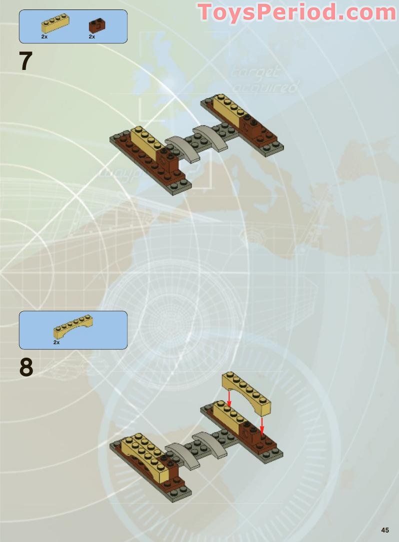 LEGO 8487 Flo's V8 Cafe Instructions and Parts List