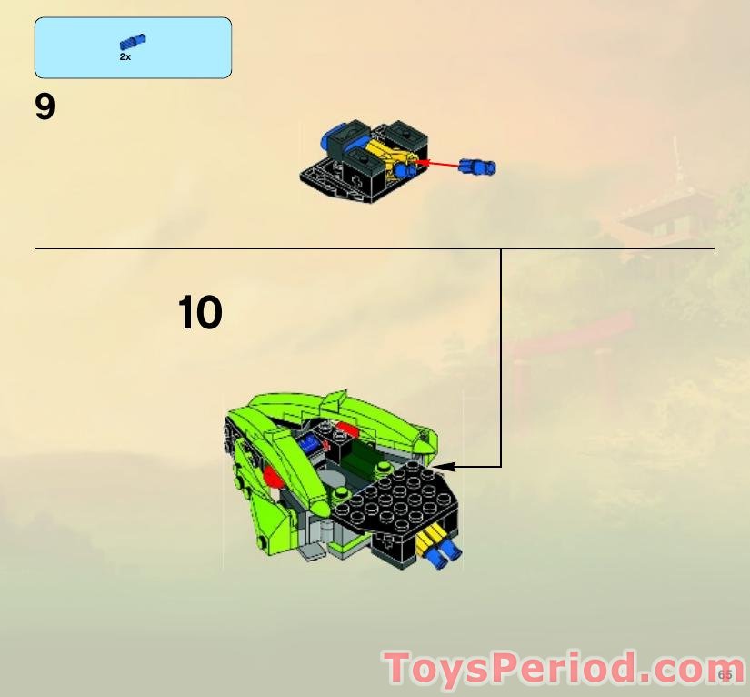 LEGO 9443 Rattlecopter Instructions and Parts List