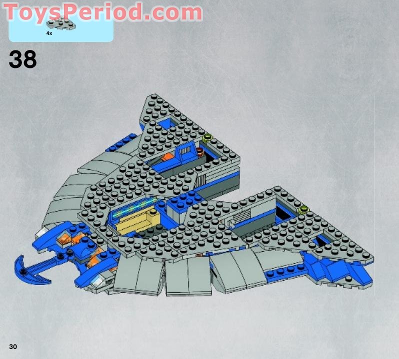 LEGO 9499 Gungan Sub Instructions and Parts List